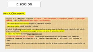 Irrigacion e Inervacion de la articulación mandibular | PPTX