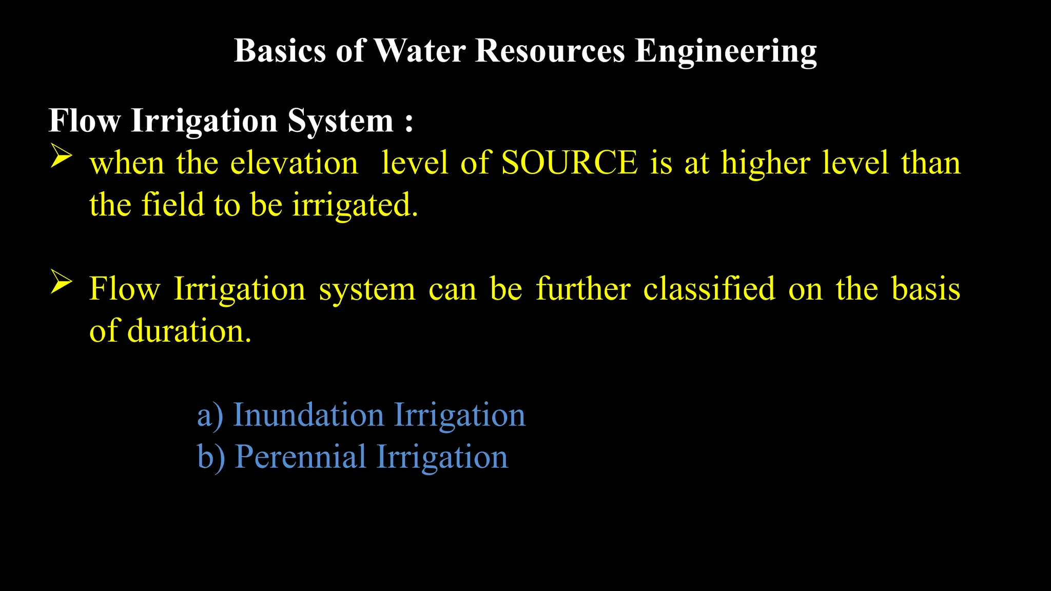 Types and methods of irrigation system with its suitability | PPTX