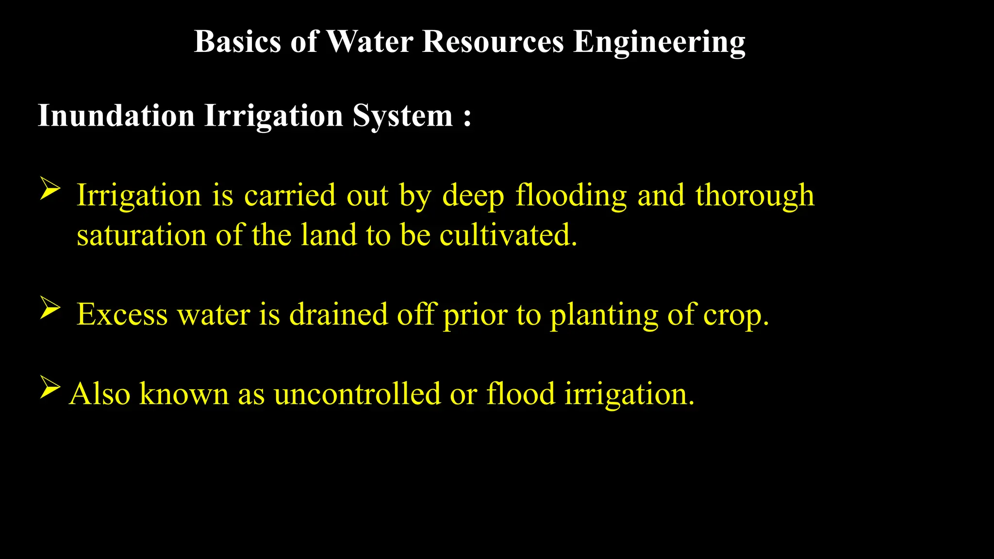Types and methods of irrigation system with its suitability | PPTX