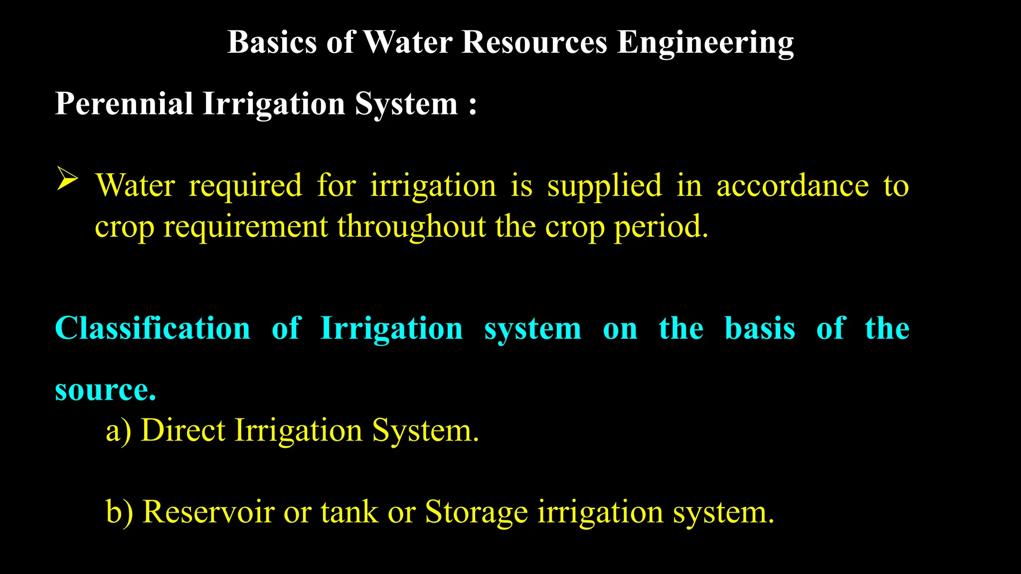 Types and methods of irrigation system with its suitability | PPTX