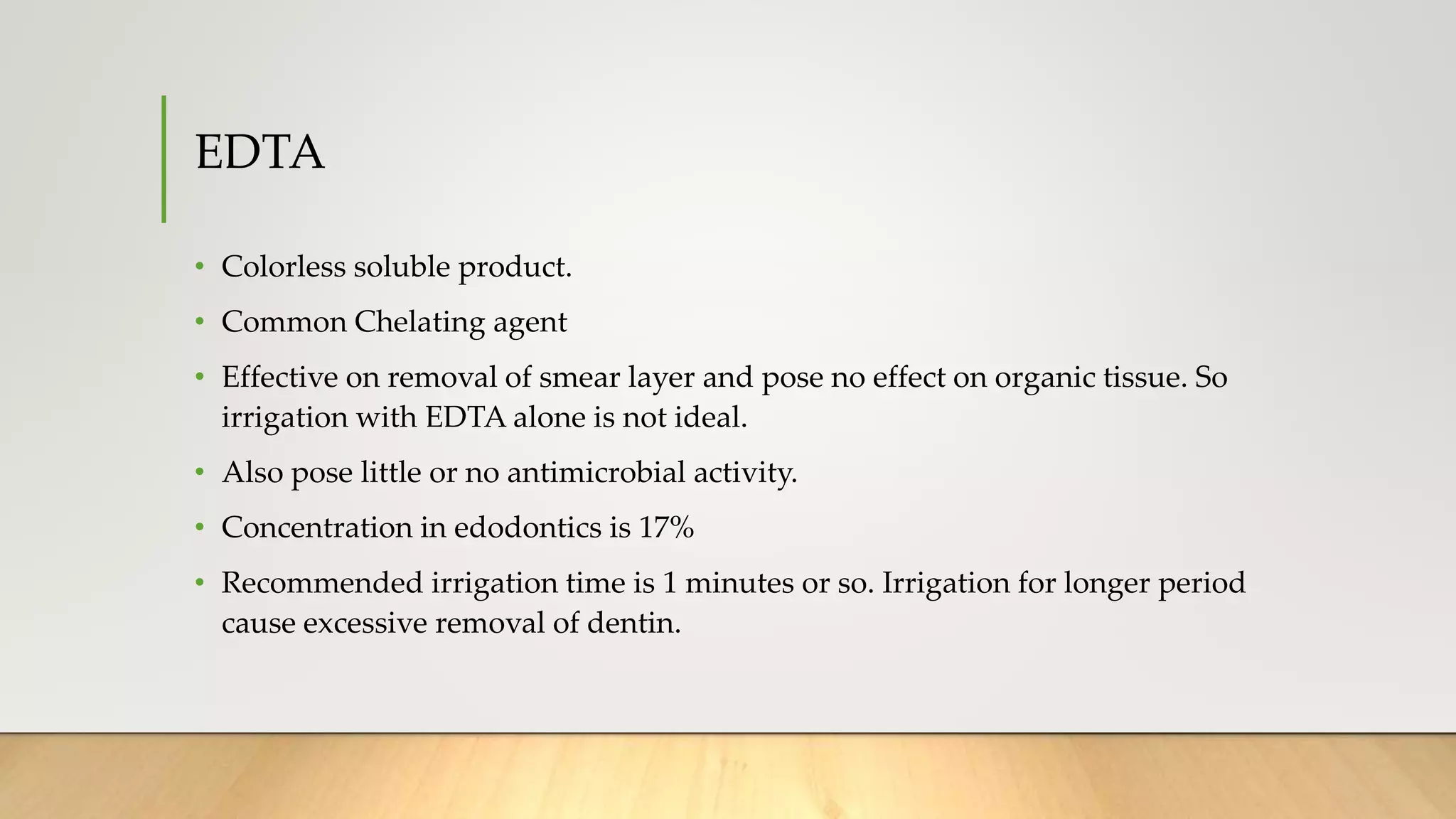 Root Canal Irrigation During Endodontic Treatment | PPTX