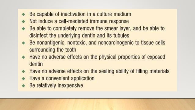 Root Canal Irrigation During Endodontic Treatment | PPTX