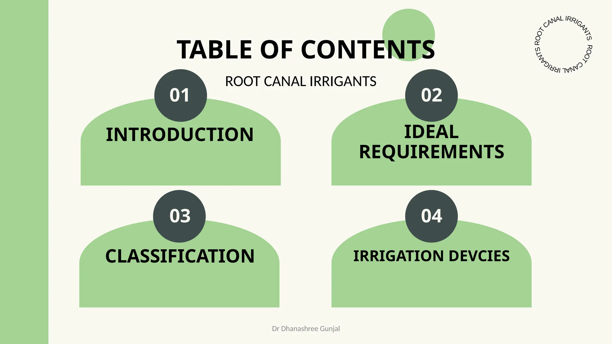 Root Canal Irrigants and different irrigation devices | PPTX