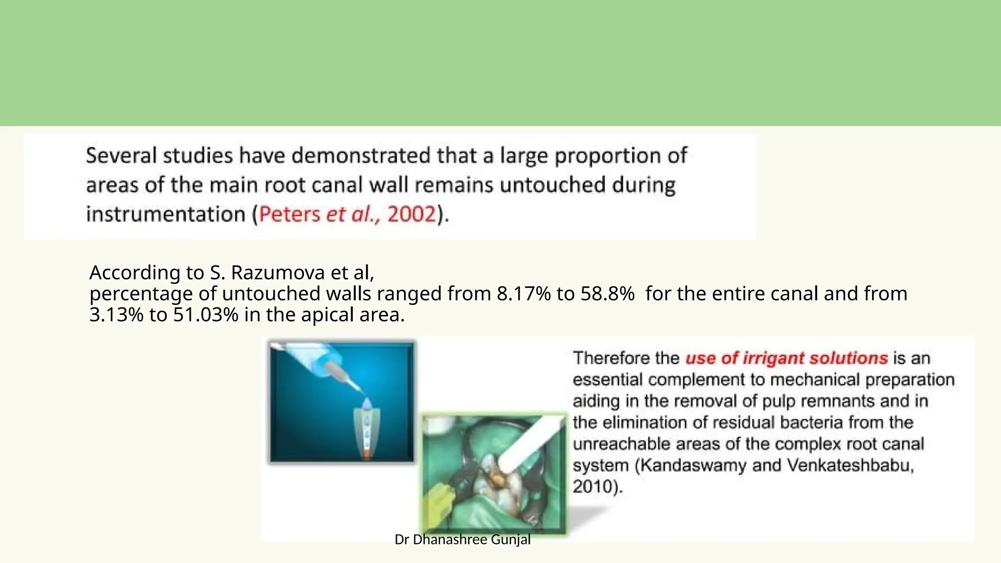 Root Canal Irrigants and different irrigation devices | PPTX