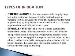 Irrigation | PPTX