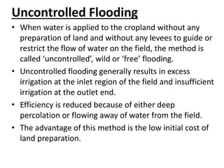 Irrigation and its types | PPTX