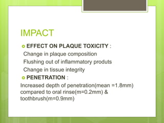 SUPRAGINGIVAL AND SUBGINGIVAL IRRIGATION | PPTX