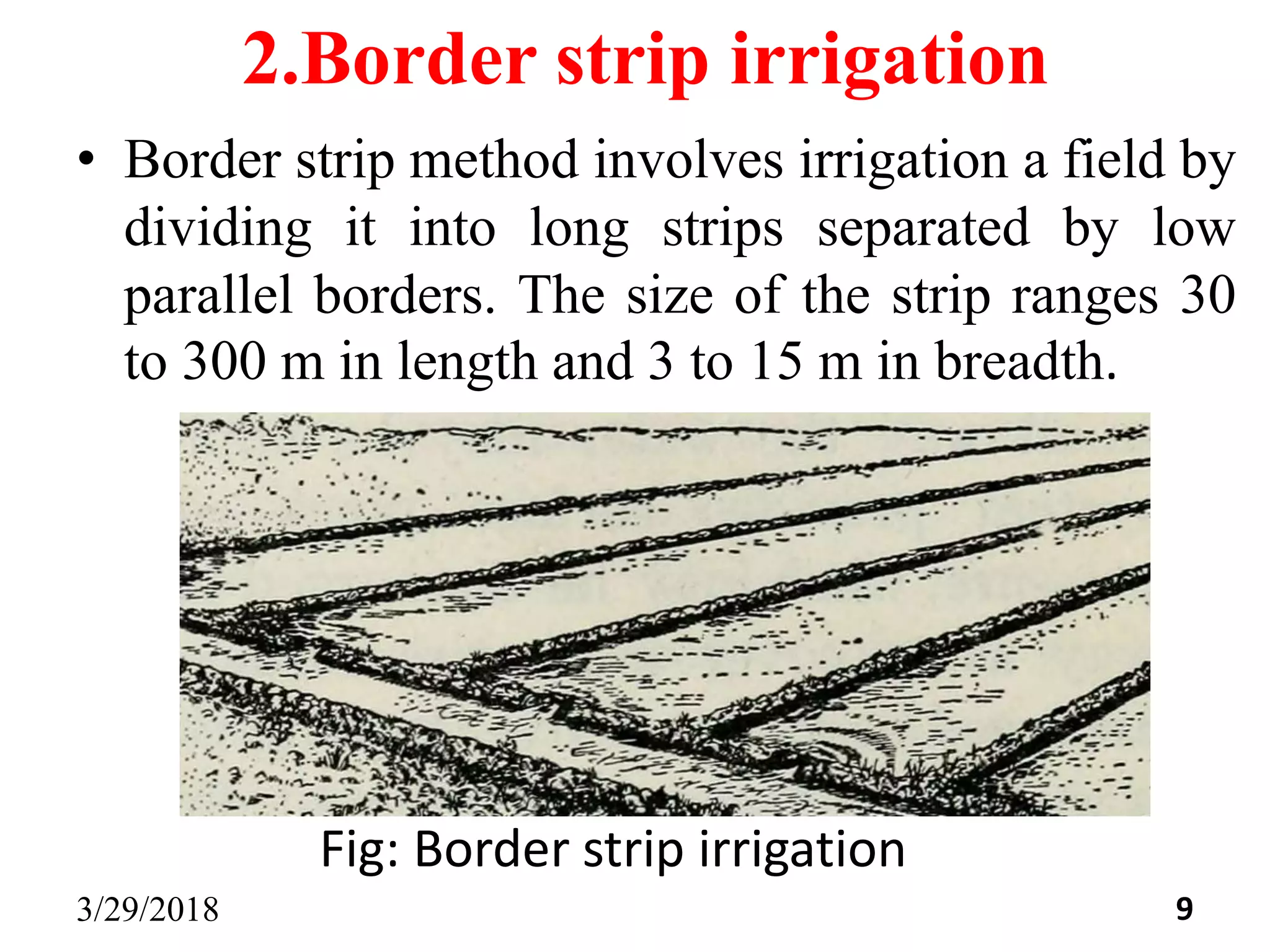 Presentation on Irrigation | PPTX