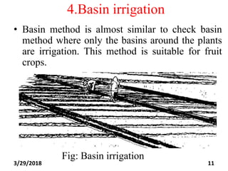 Presentation on Irrigation | PPTX
