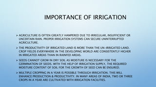 Irrigation | PPTX