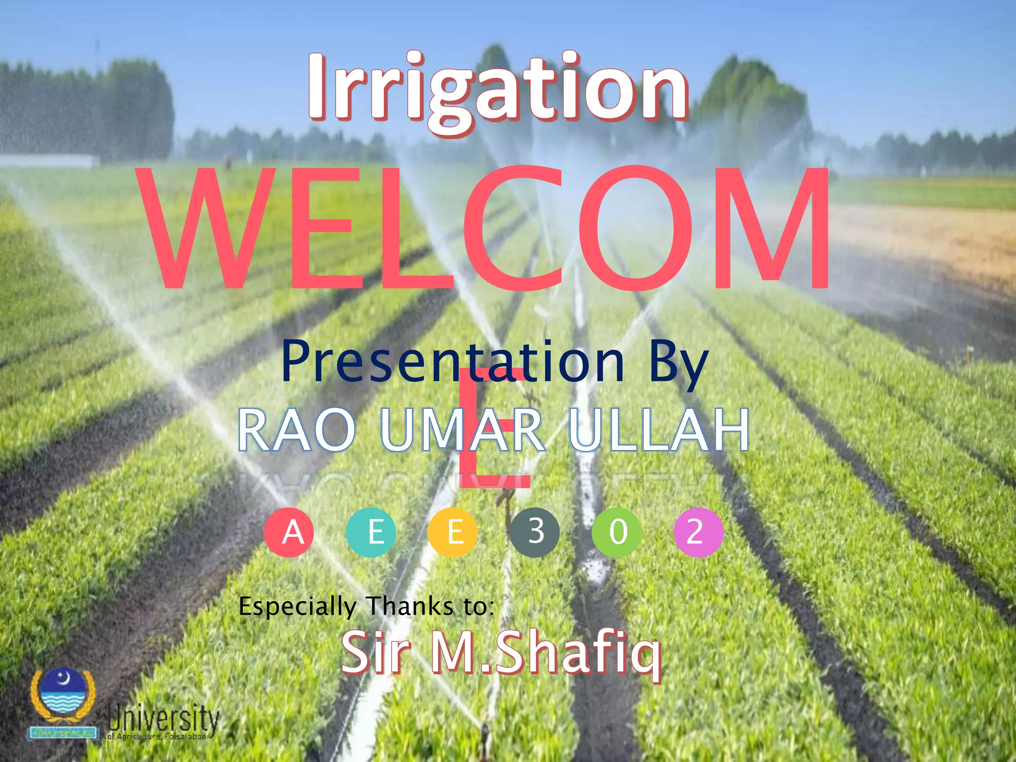 Irrigation | PPTX