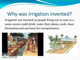 Irrigation | PPTX