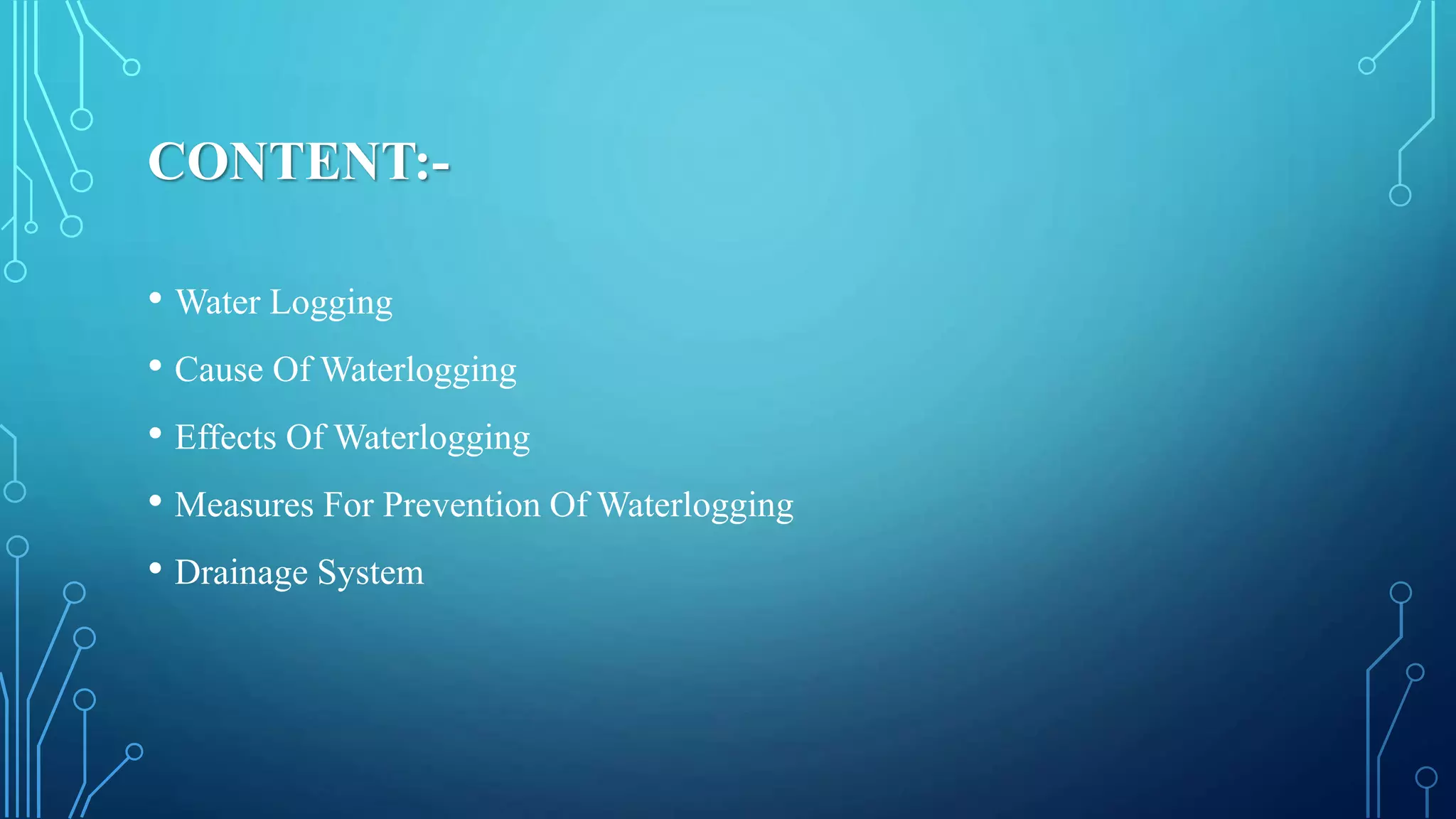 Water logging | PPTX