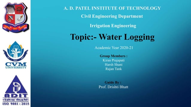 Water logging | PPTX