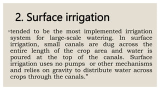 Definition and Types of IRRIGATION.pptx