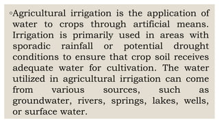 Definition and Types of IRRIGATION.pptx