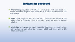 Irrigation Solutions in Endodontics: Types, Techniques, and Best ...