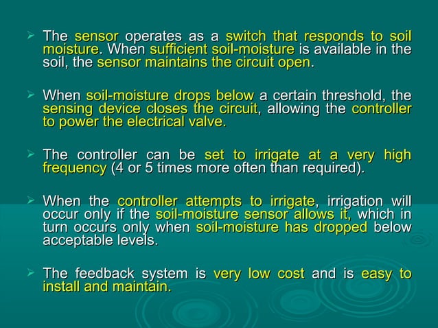 Irrigation controller-system | PPT