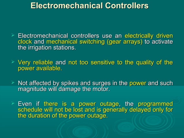 Irrigation controller-system | PPT