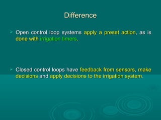 Irrigation controller-system | PPT