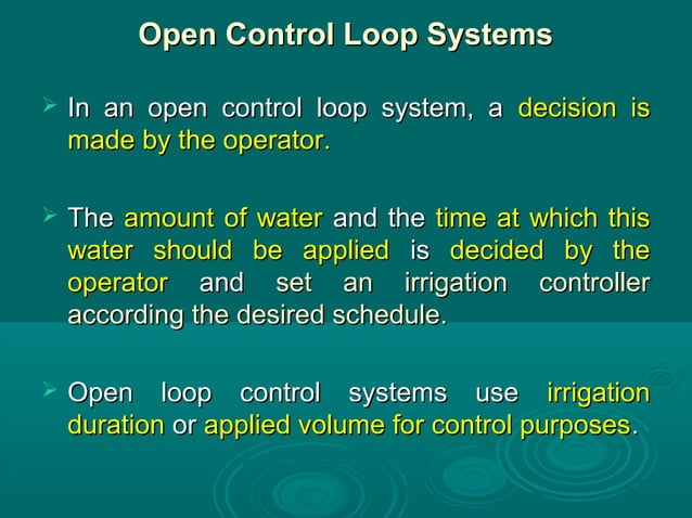 Irrigation controller-system | PPT