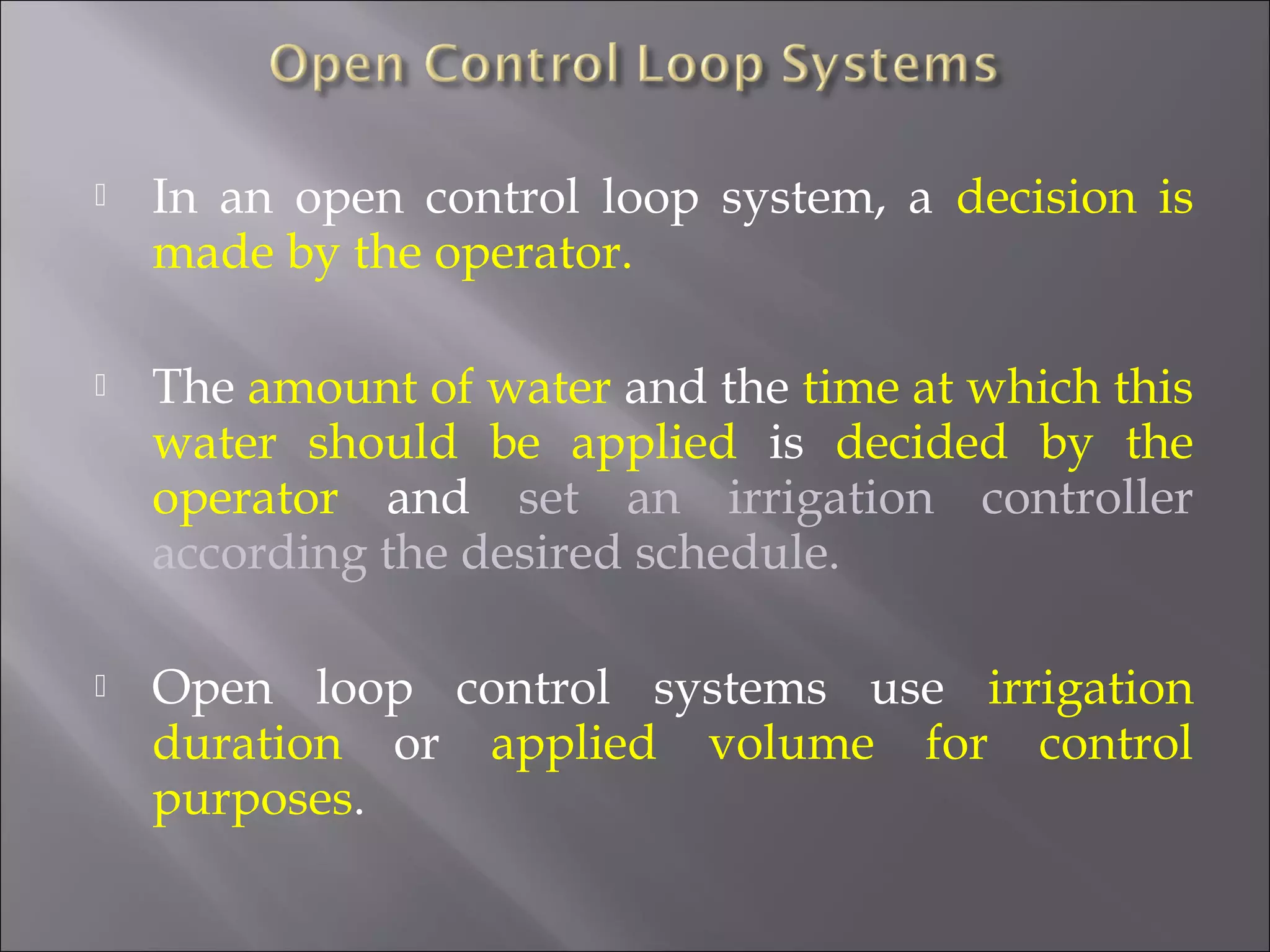 Irrigation controller-system | PPT