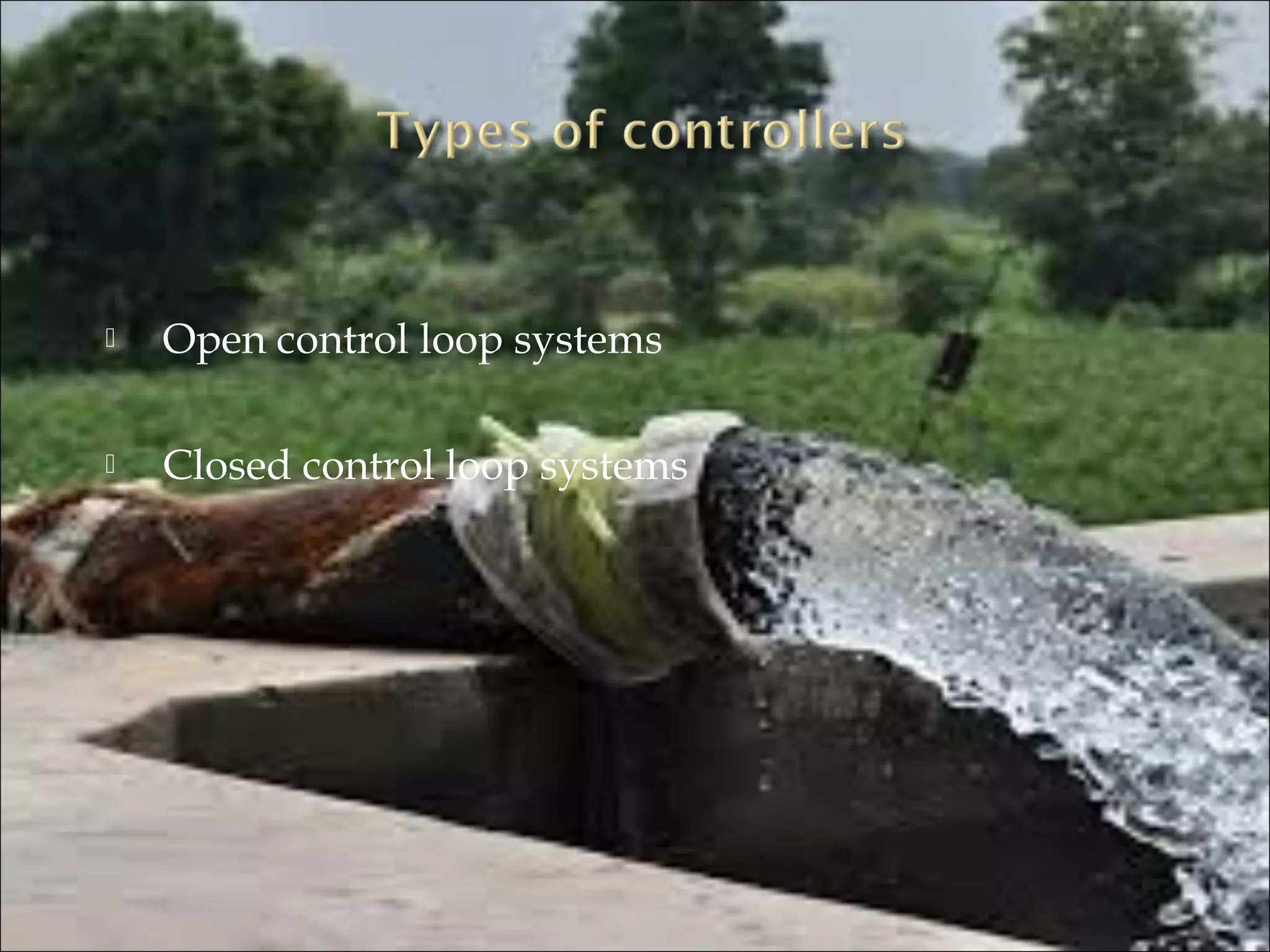 Irrigation controller-system | PPT | Chemistry | Science