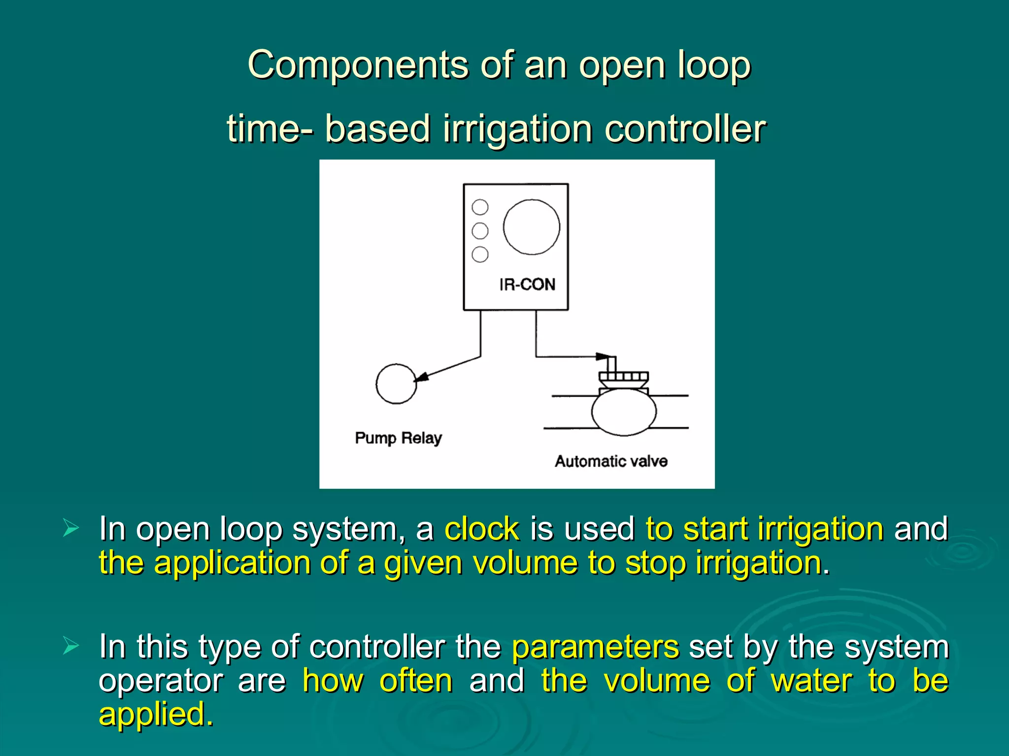 Irrigation Controller System | PPT