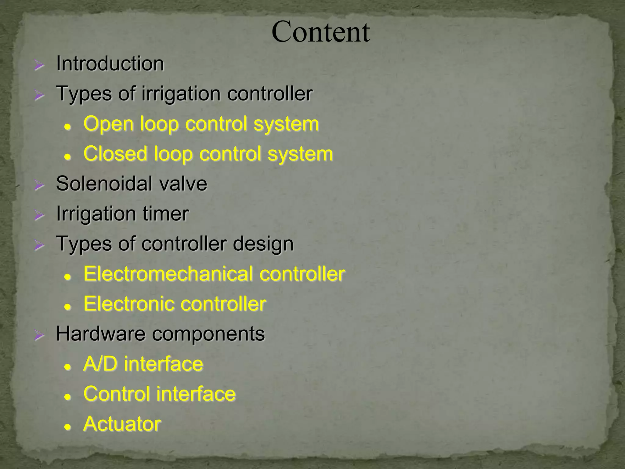Irrigation controller-system3 | PPT