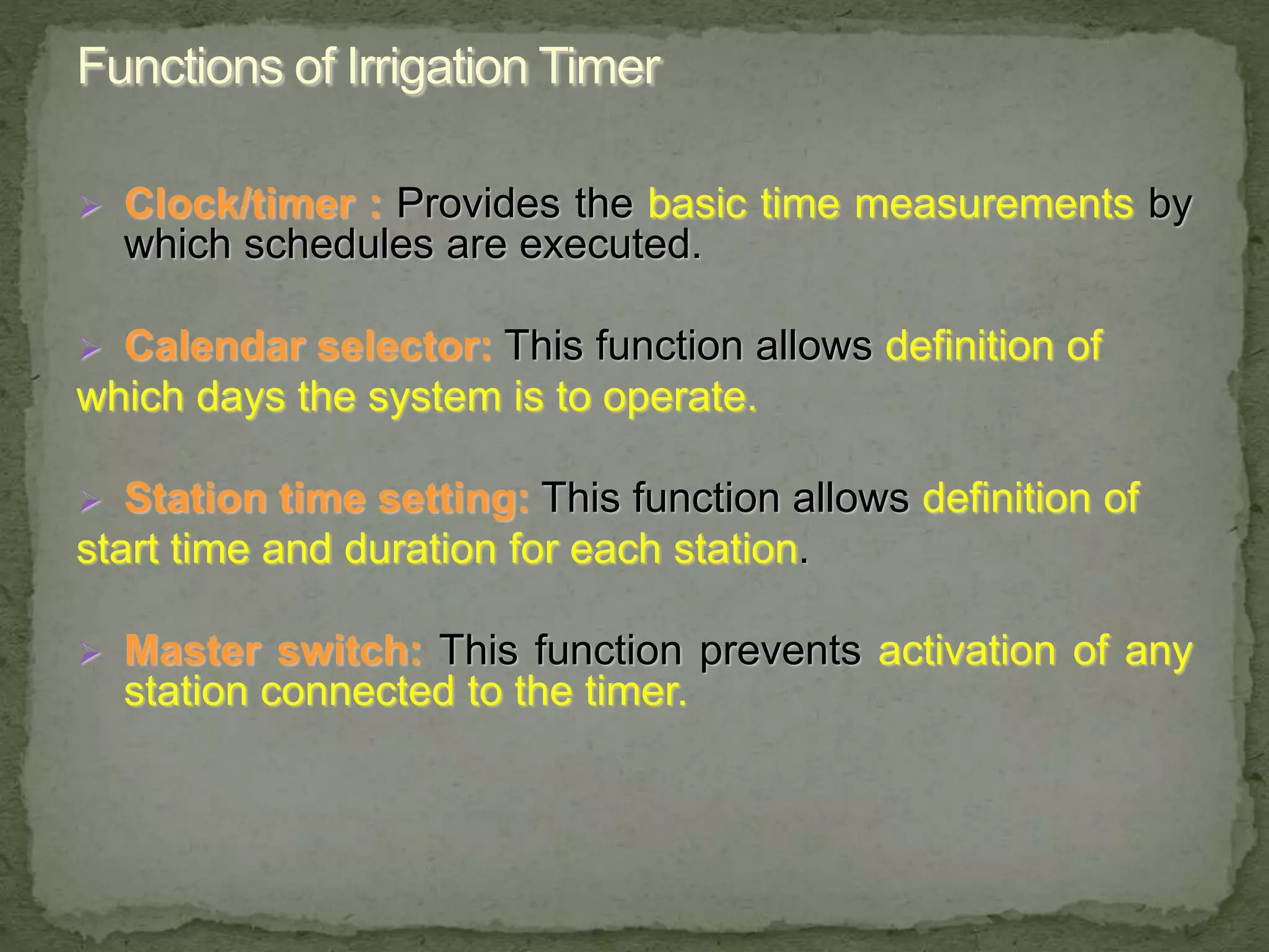 Irrigation controller-system3 | PPT