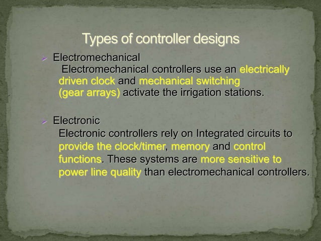 Irrigation controller-system3 | PPT