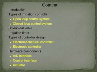 Irrigation controller-system3 | PPT