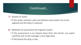 Irrigation | PPTX