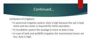 Irrigation | PPTX
