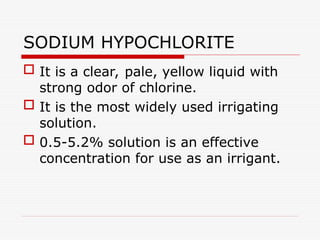 IRRIGATION-OF-ROOT-CANAL for teeth repair | PPT