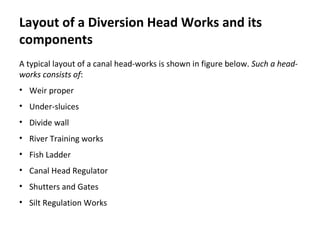 Diversion of headwork | PPT | Canoeing and Kayaking | Extreme Sports