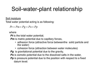 IRRIGATION engineering basics and description | PPT
