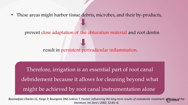 Irrigation agitation techniques | PPTX
