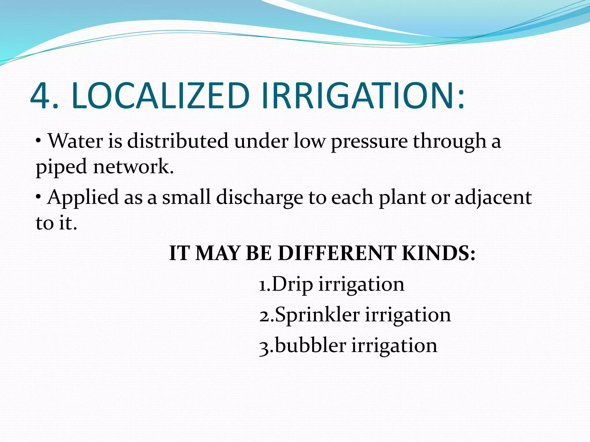 Irrigation and drainage | PPTX