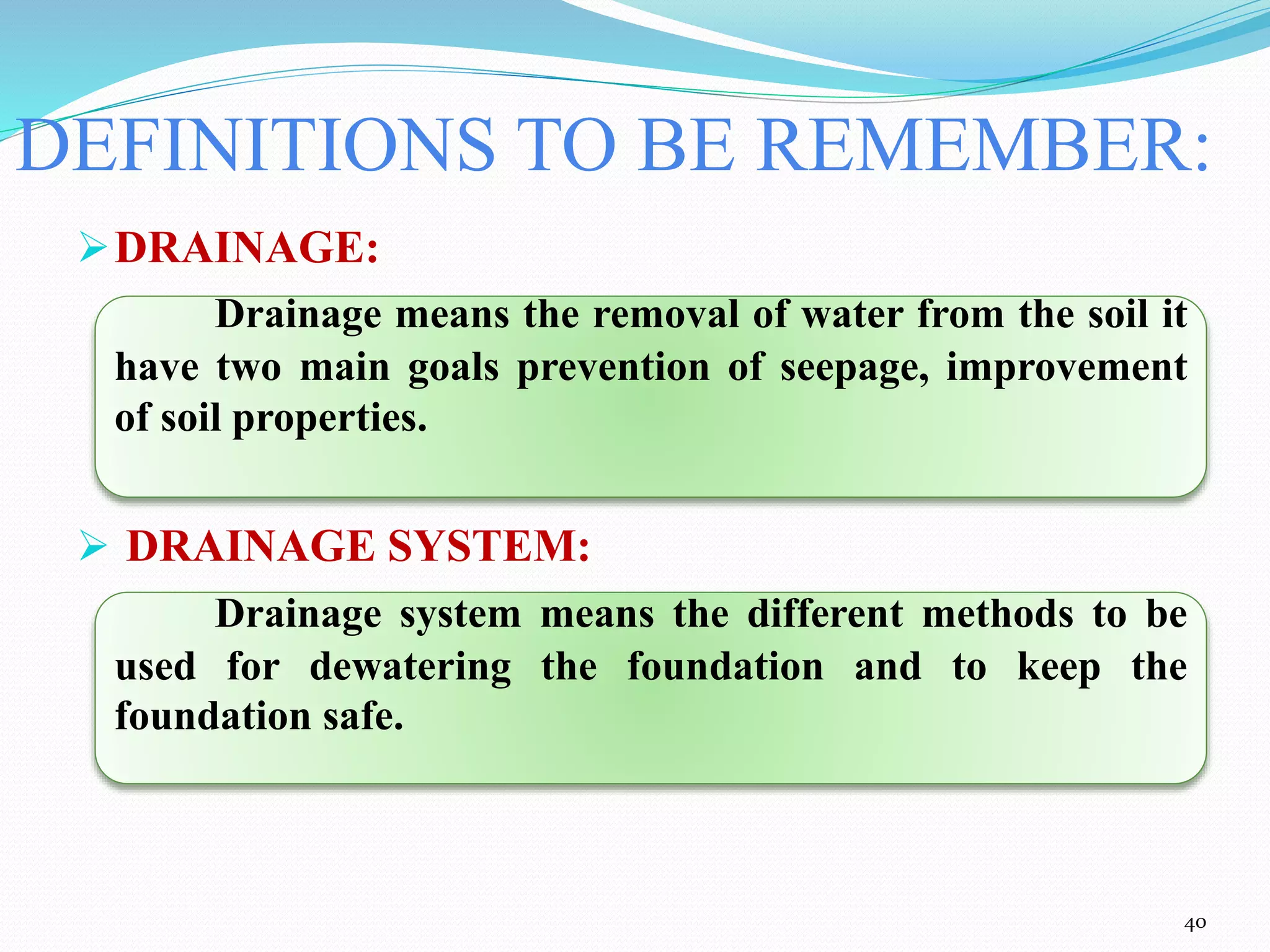Irrigation and drainage | PPTX