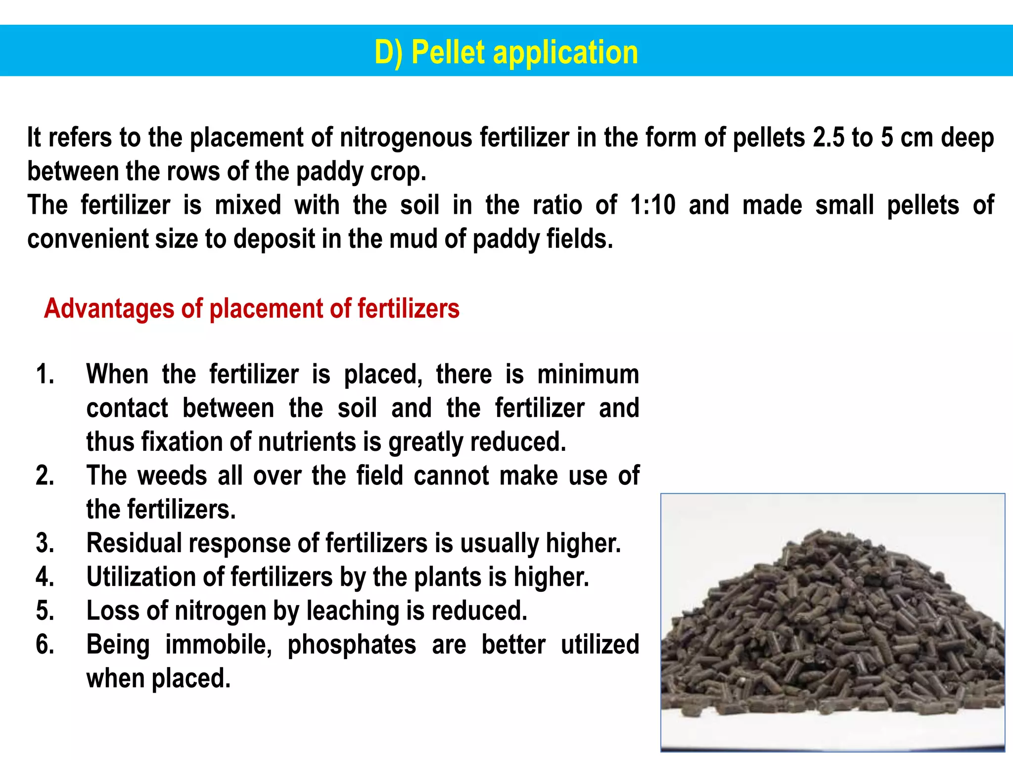 Irrigation and fertilizer application methods in horticultural crops by ...