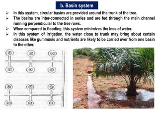 Irrigation and fertilizer application methods in horticultural crops by ...