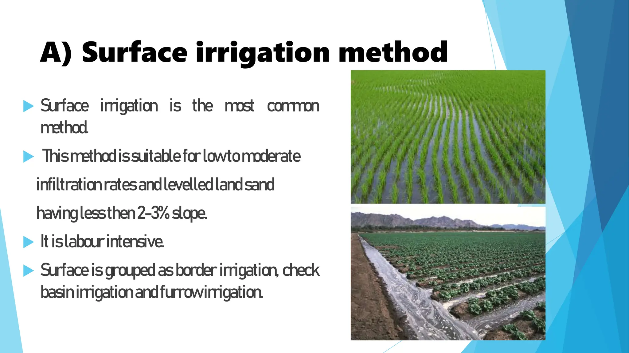 IRRIGATION AND ITS METHODS (In Agriculture).pptx