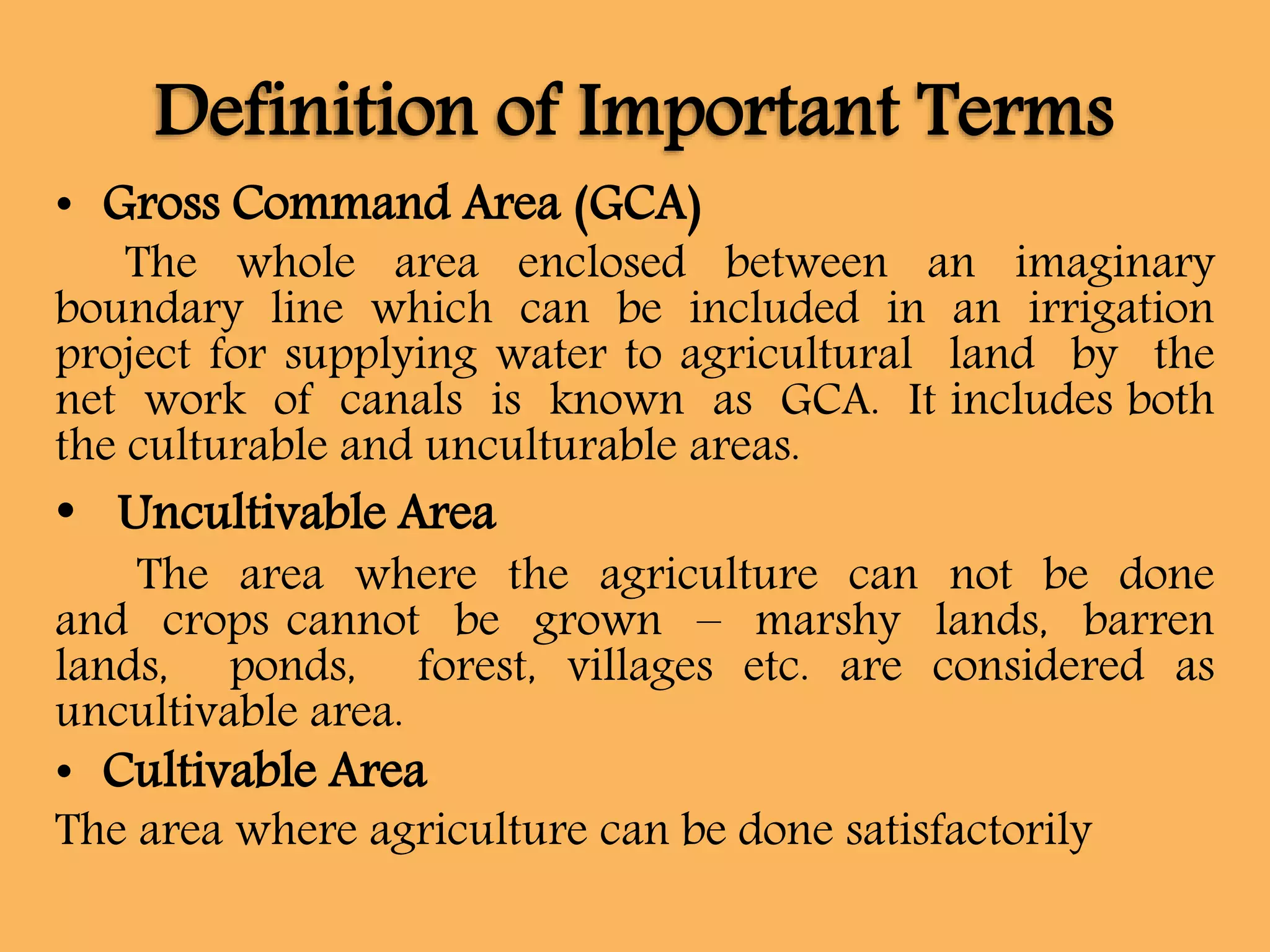 Irrigation Channels | PPTX