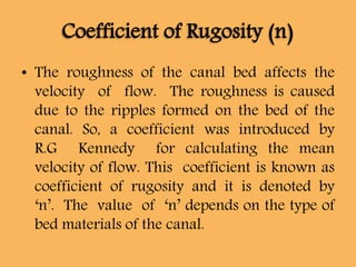 Irrigation Channels | PPTX