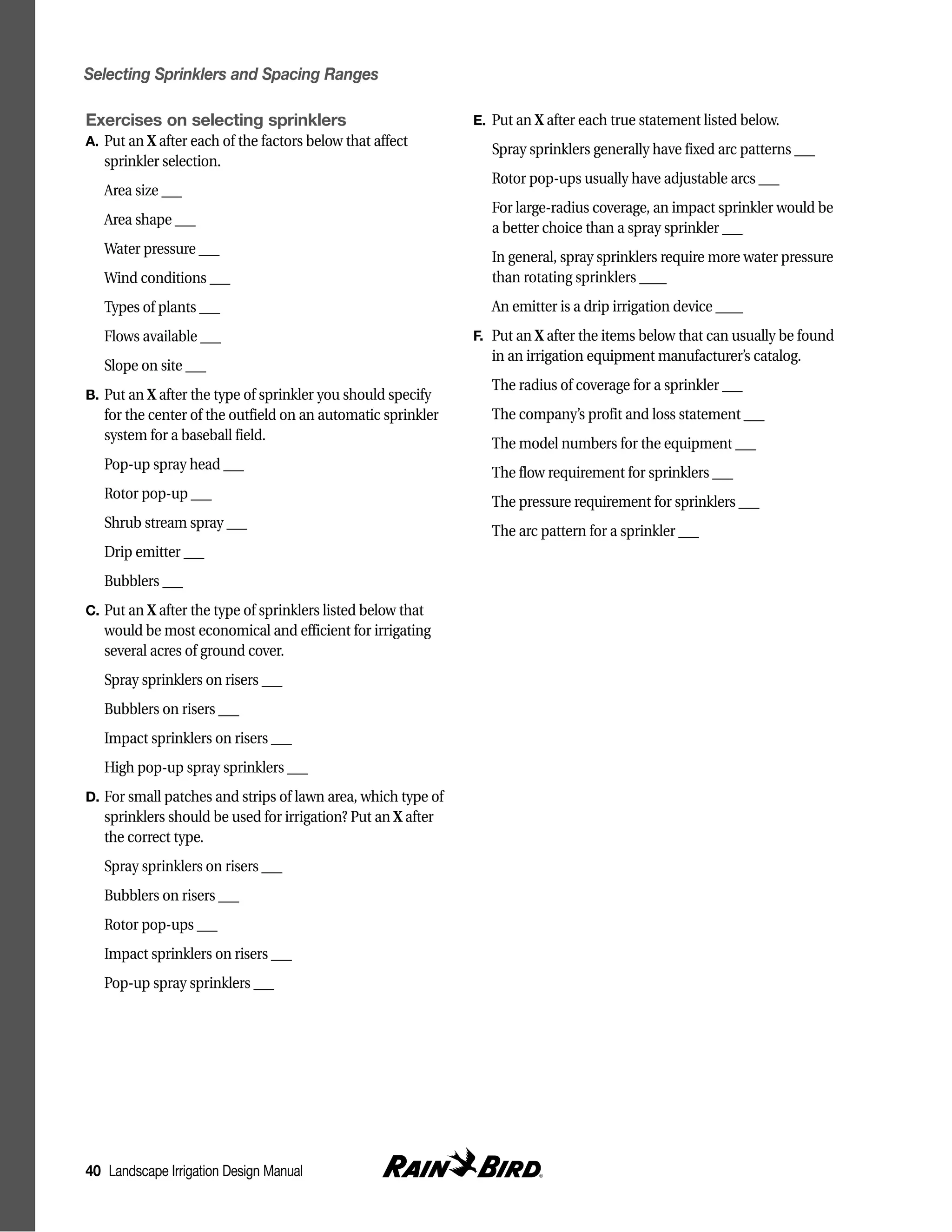 Irrigation designmanual | PDF