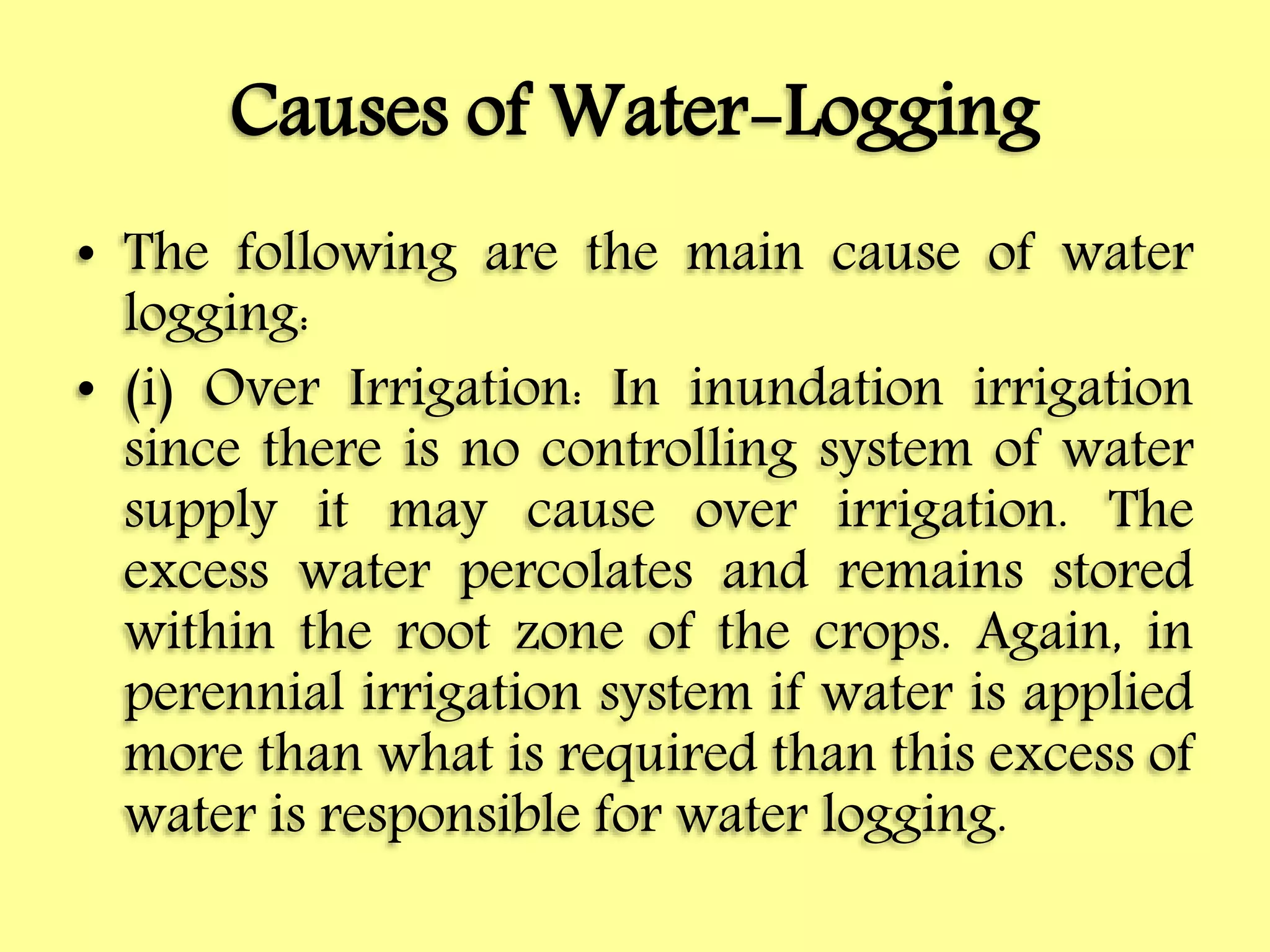 Irrigation Engineering Unit-II | PPTX