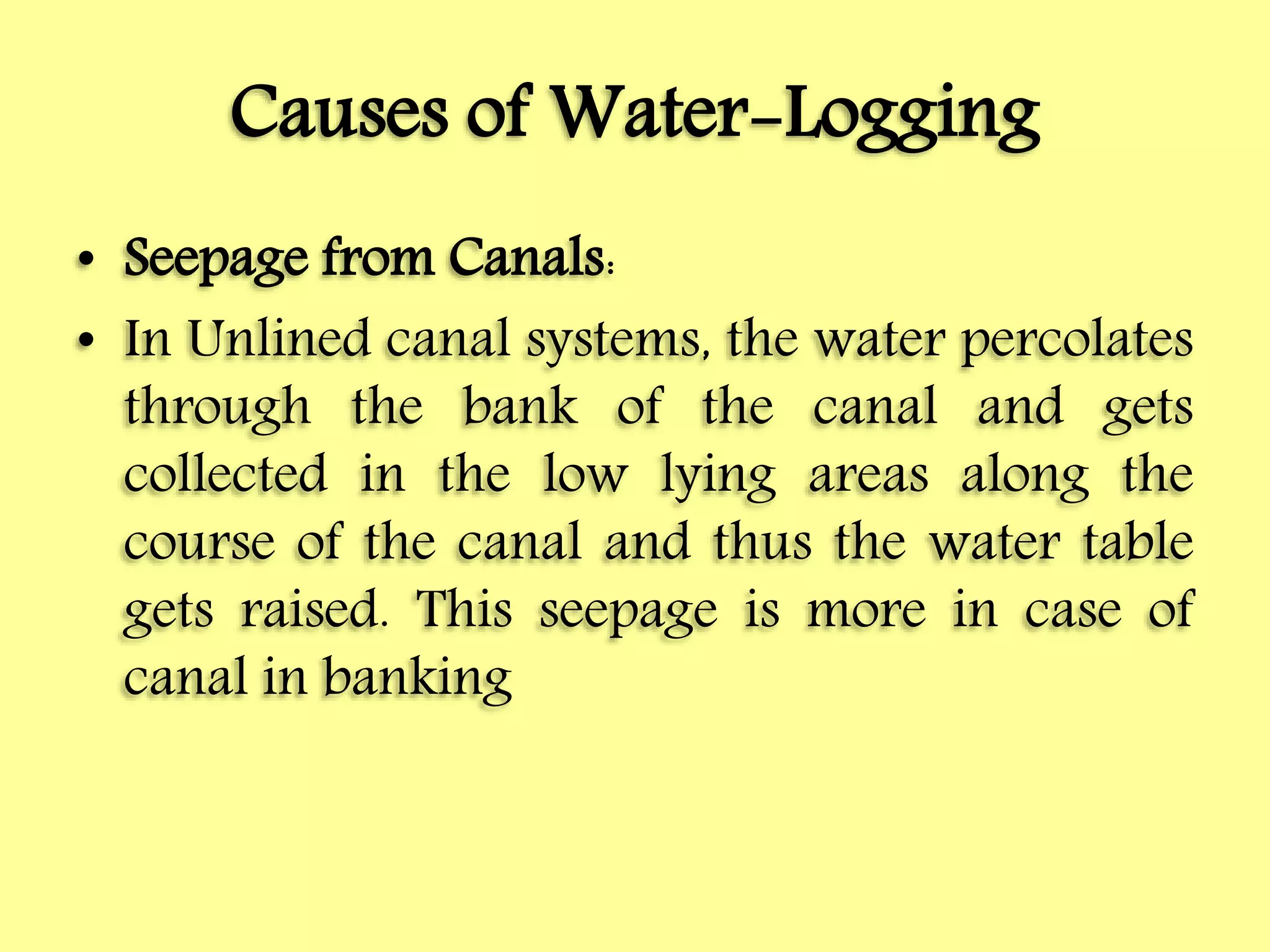 Irrigation Engineering Unit-II | PPTX