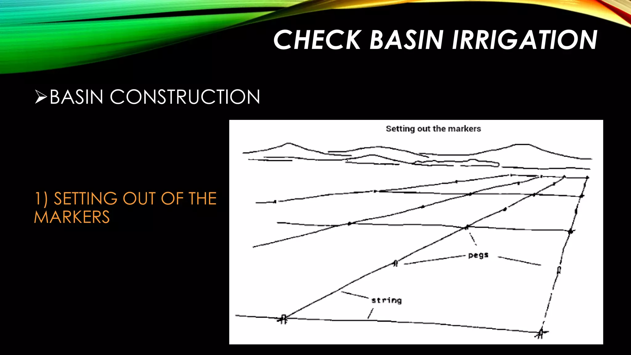 check basin , furrow and border strip method | PDF