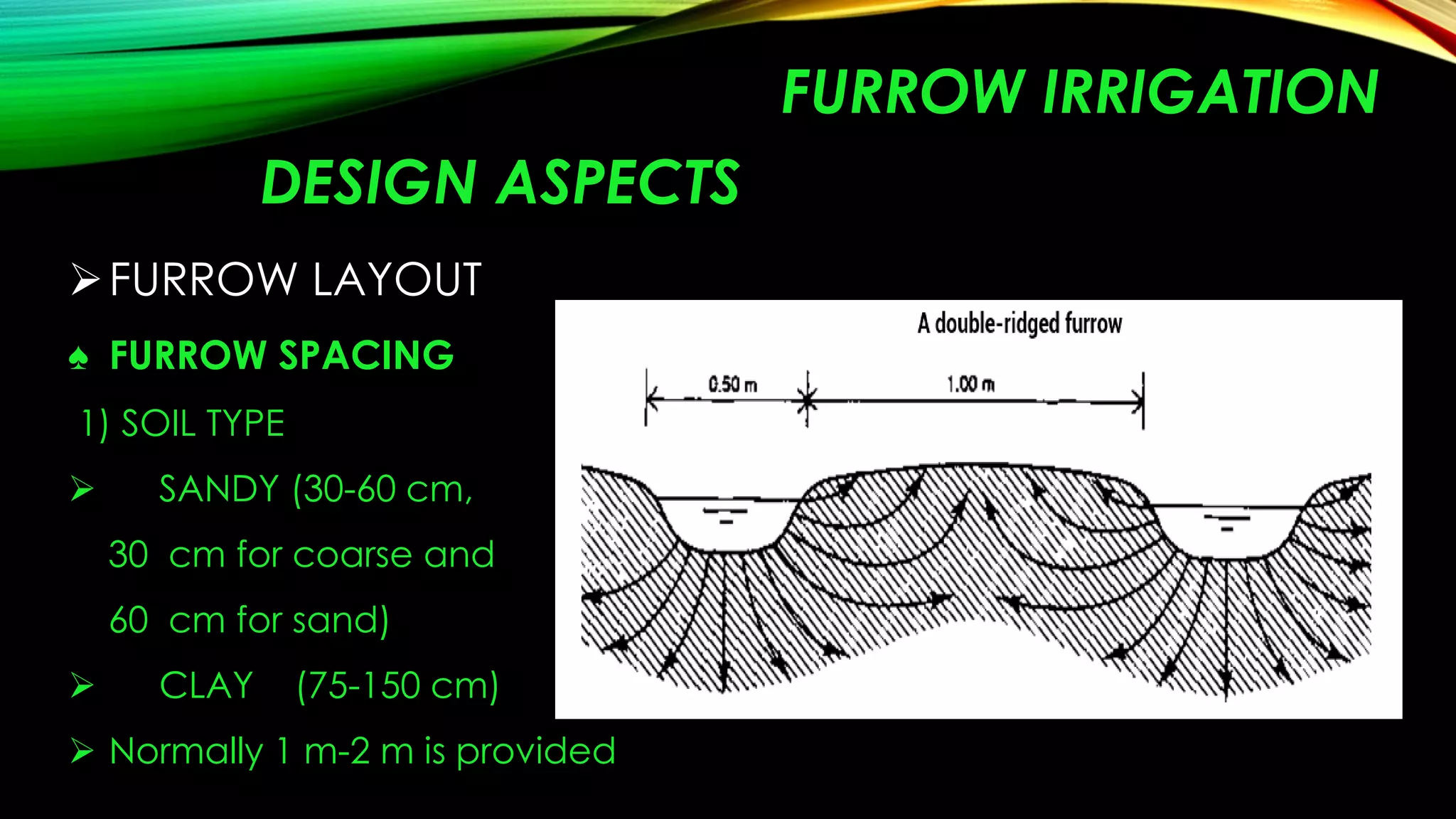 check basin , furrow and border strip method | PDF